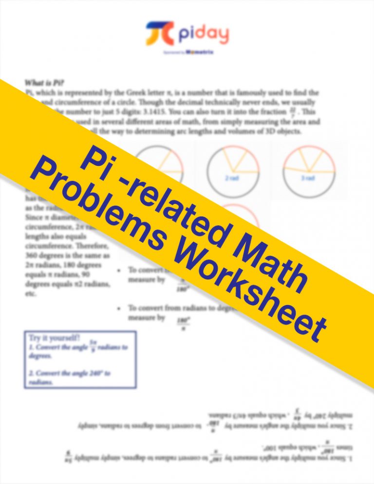 Teacher Resources | Printable Math Worksheets | Pi Day